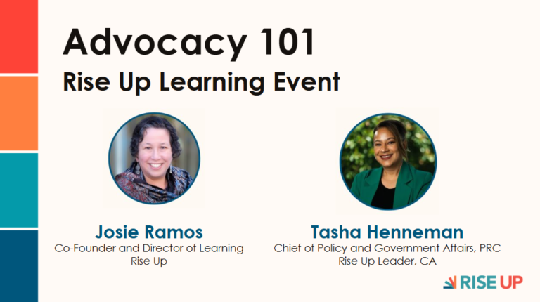Advocacy 101: A Deep Dive Into Rise Up’s Training Approach - Rise Up ...